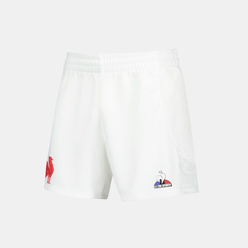 Buy France Rugby White Shorts 2023/2024 Le Coq Sportif on boutique ...