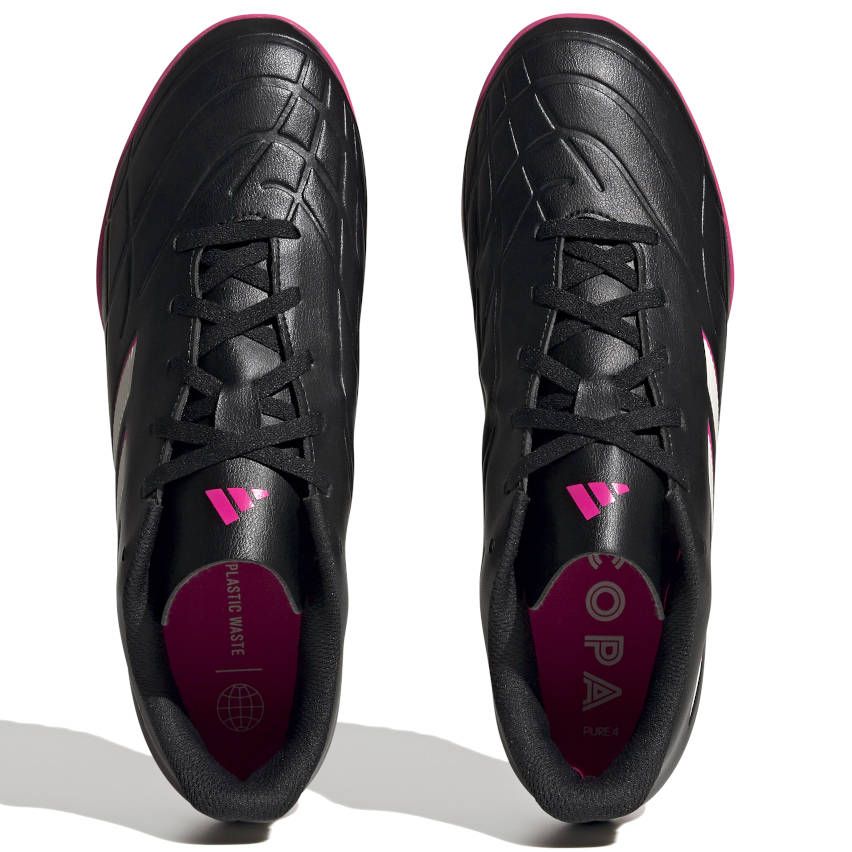 Copa Pure.4 TF Rugby Boots in Black - Adidas | boutique-rugby.com