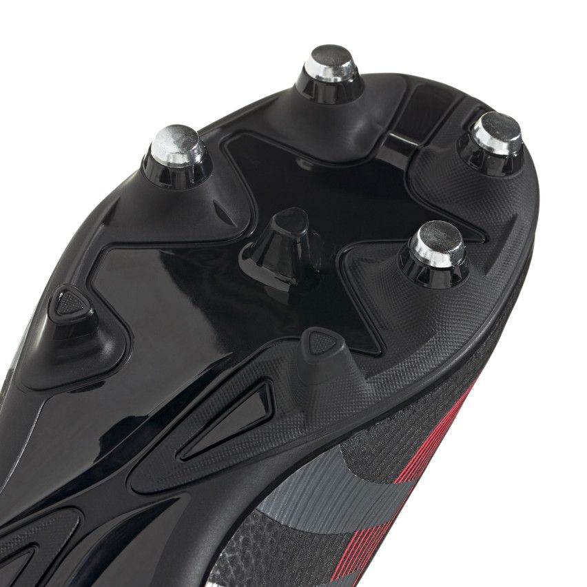 Kids Rugby Boots Predator League SG Hybrid Black Red - Adidas ...