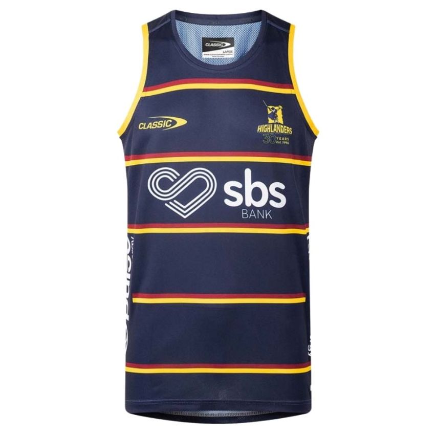 Highlanders Rugby Singlet 2026 | Classic Sportswear