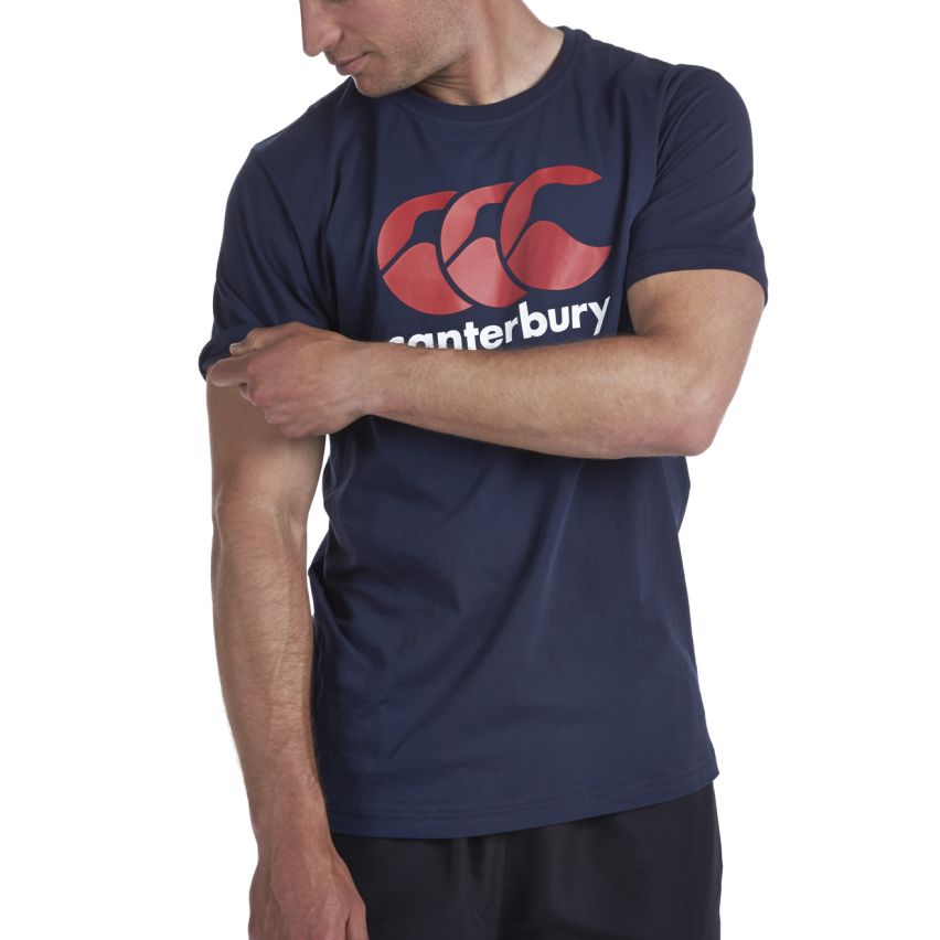 T-shirt Rugby Man Logo Navy - Boutique-rugby.com