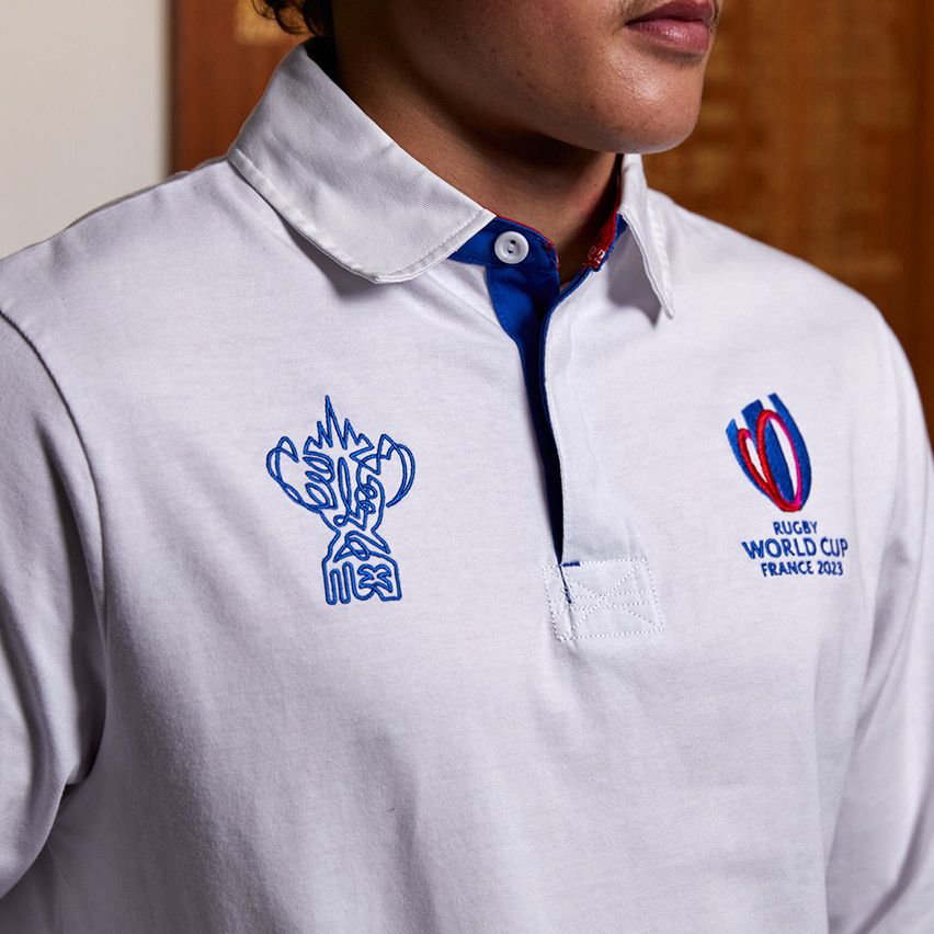 Rugby jersey France Rugby World Cup 2023 White | boutique-rugby.com