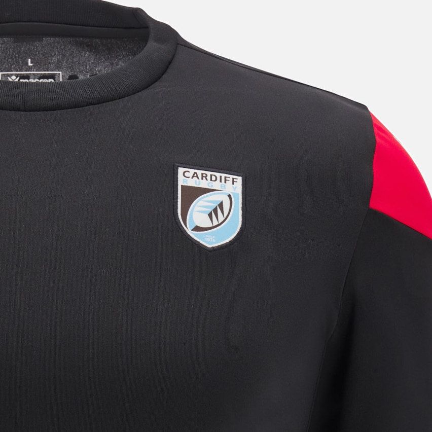 Adult Training T-Shirt Cardiff Rugby 2024/25 - Macron | boutique-rugby.com