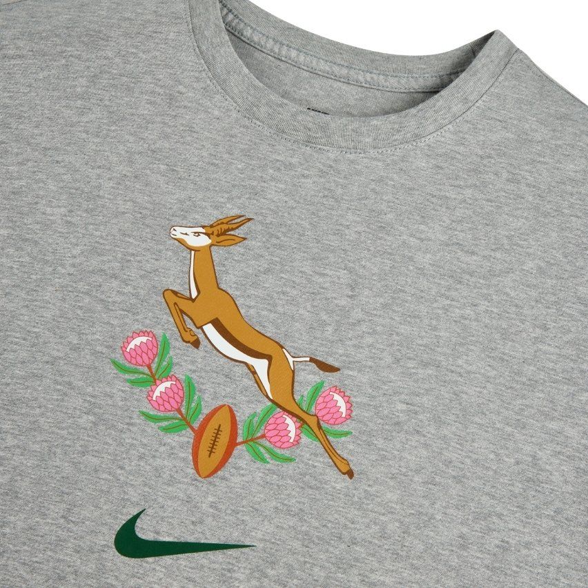 Springboks Heritage Rugby Tee Grey - Men | Nike