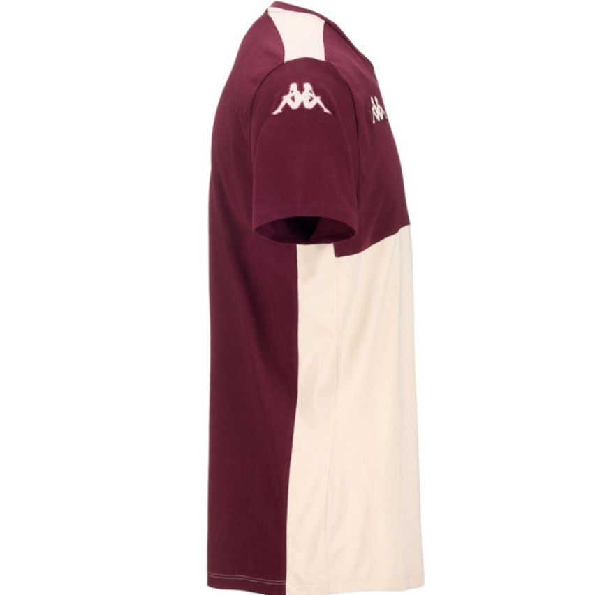 Rugby T-SHIRT AYBA 8 UBB Burgundy/Beige 2024/2025 - KAPPA | boutique ...