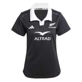 Women's Home Rugby Jersey 2024-2025 All Blacks - Adidas | boutique ...