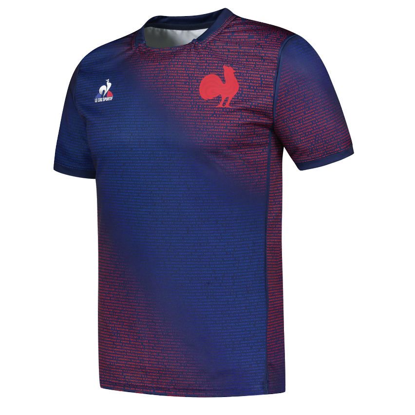 Buy the New France Rugby Pre-Match Jersey 2023 on boutique-rugby.com