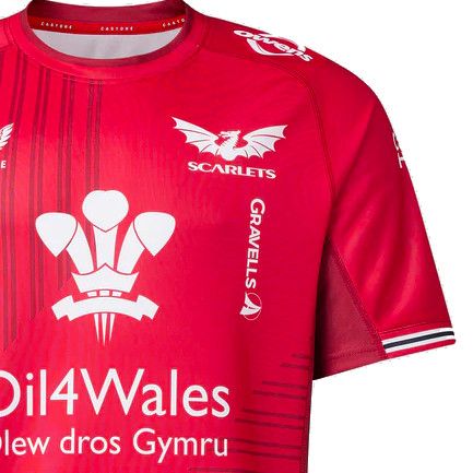 Scarlets 2023/2024 Home Rugby Jersey - Castore | boutique-rugby.com